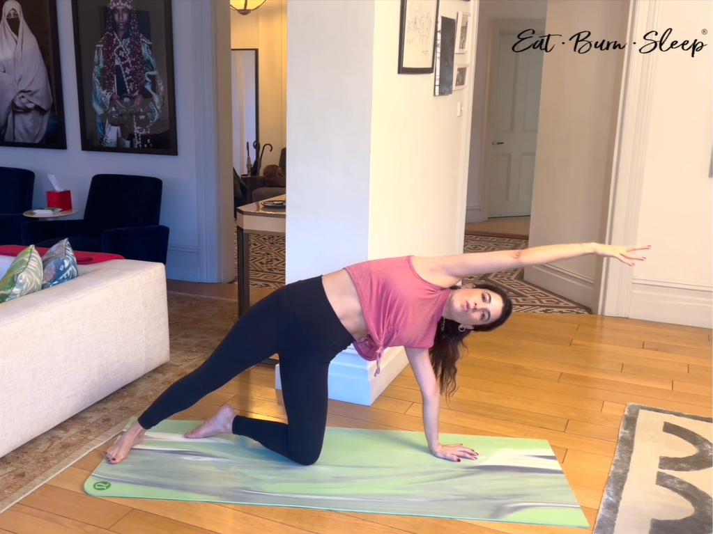 Lower Back & Hip Pain Release - Eat Burn Sleep