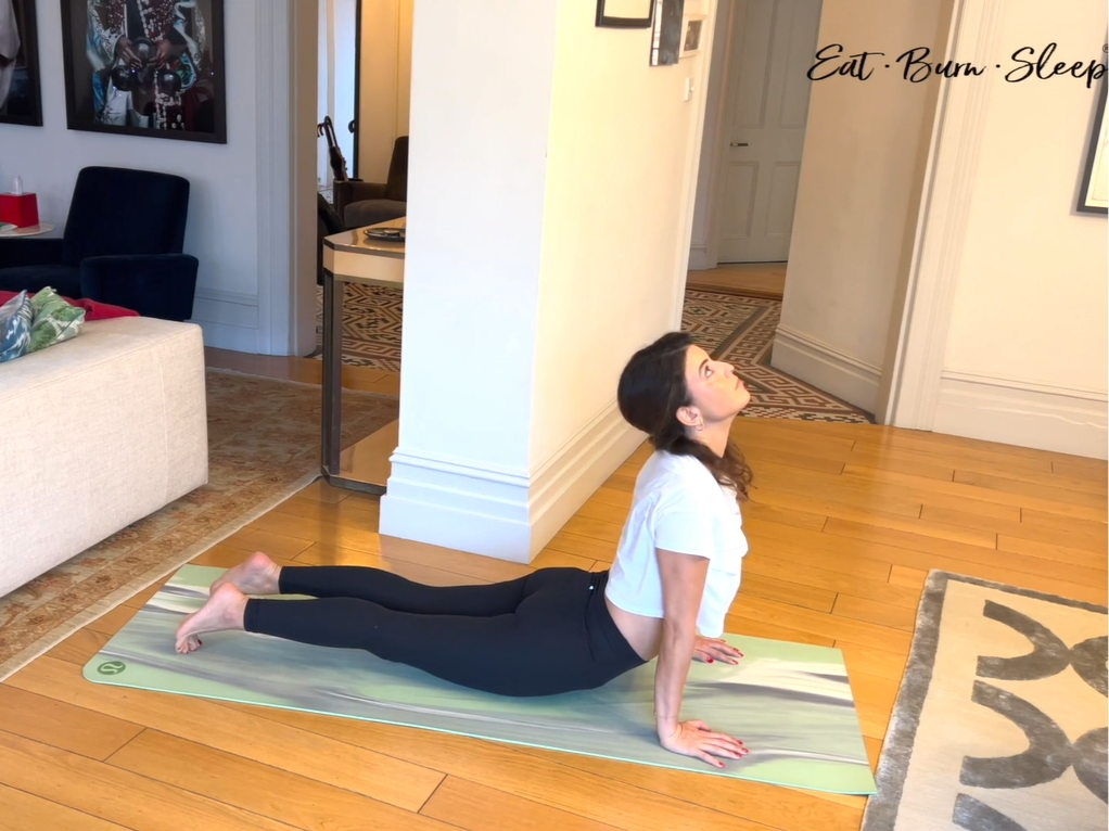 Quick Yoga Stretch - Eat Burn Sleep